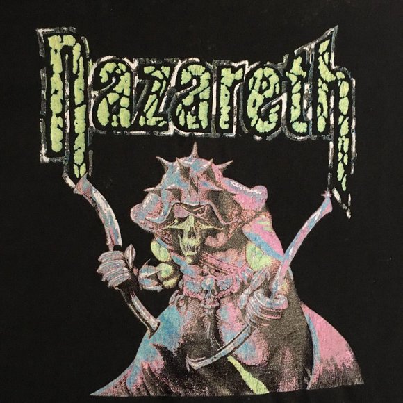 American Vintage | Shirts | Vintage Nazareth Band Tee Thrashed | Poshmark